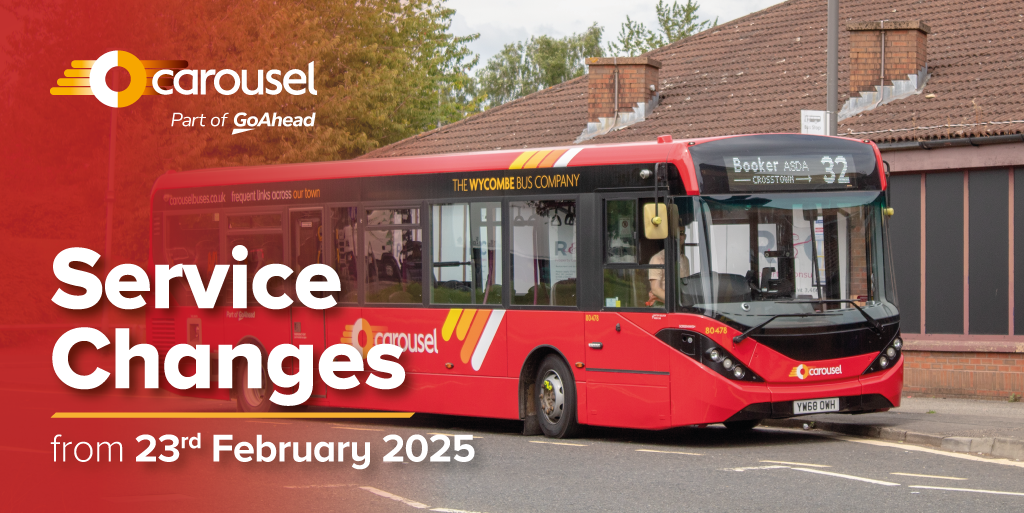 Service Changes from 23rd February 2025 - Carousel Buses